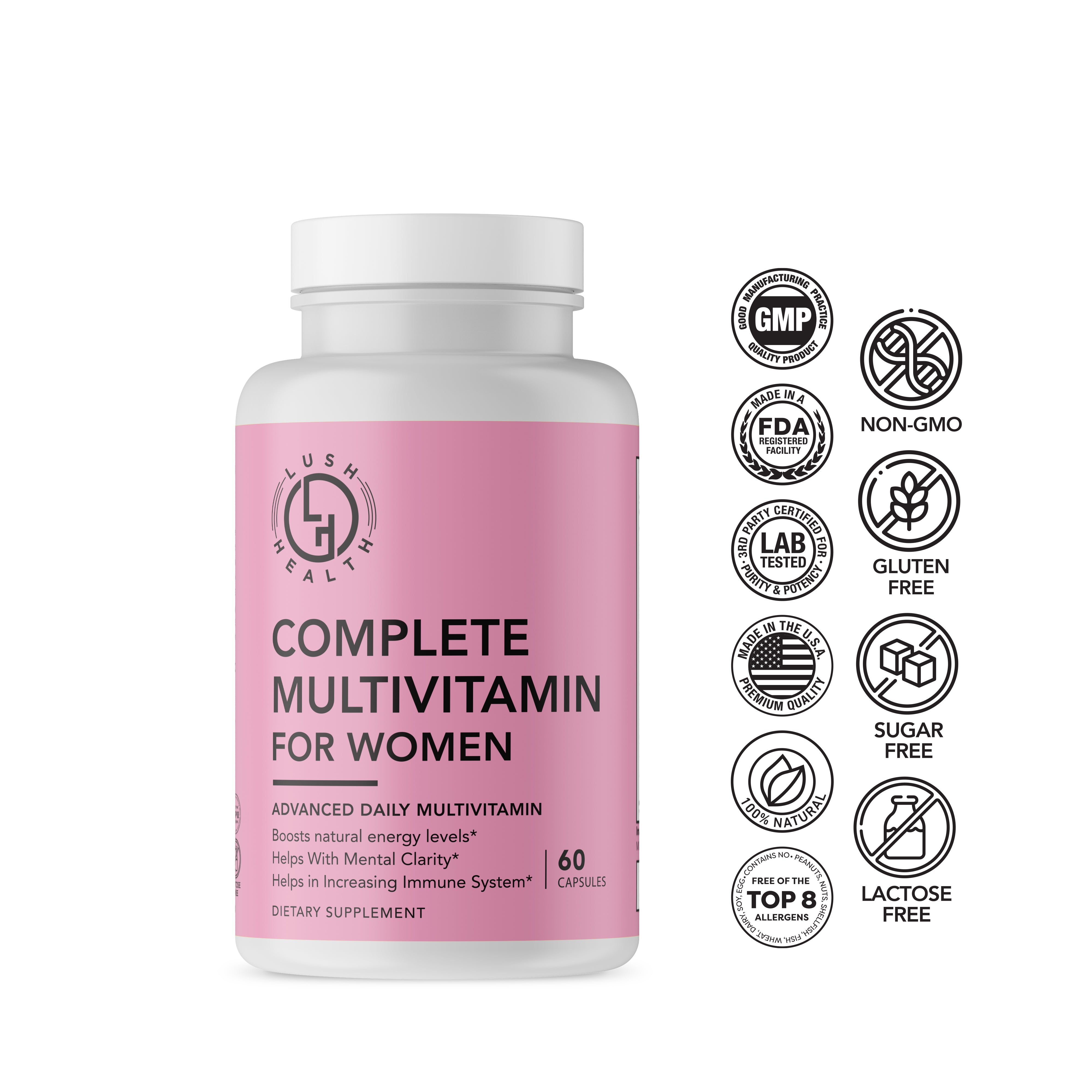 COMPLETE MULTIVITAMIN FOR WOMEN – Lush Health