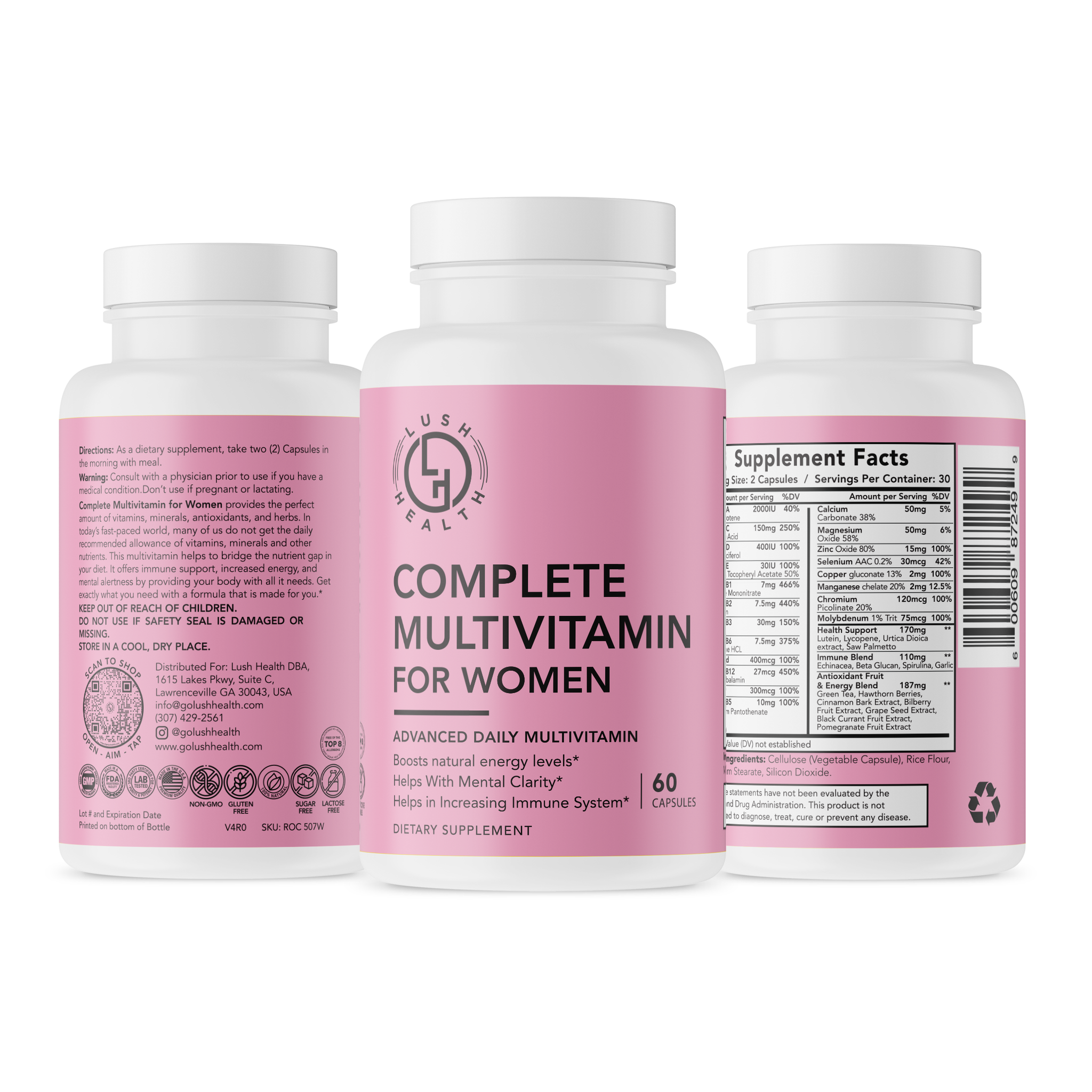 COMPLETE MULTIVITAMIN FOR WOMEN – Lush Health