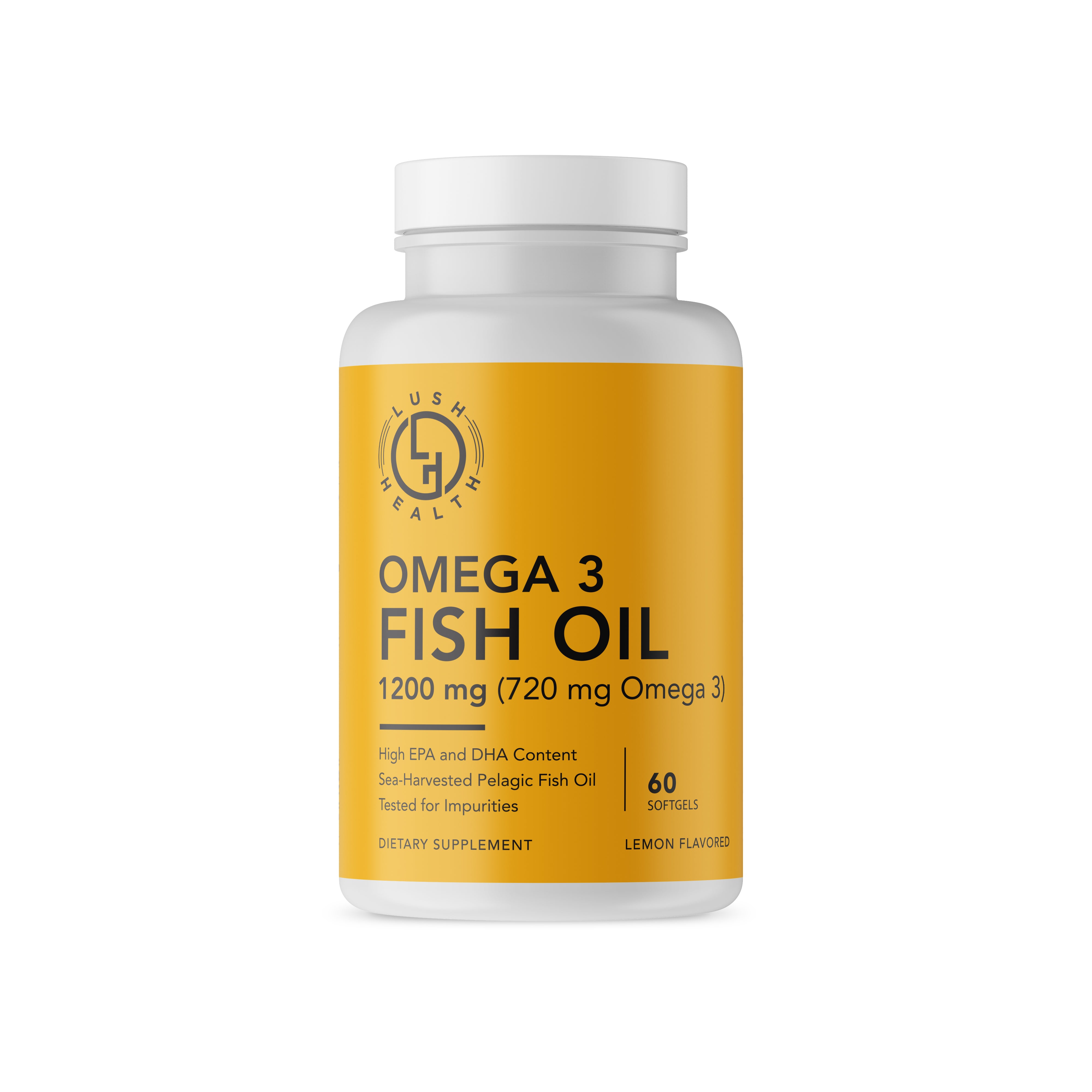 OMEGA 3 FISH OIL – Lush Health